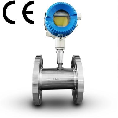 China Liquid Flowmeter for Clean Oil Flowmeters 150DN 6'' Digital Sanitary Turbine Flow Meter for sale
