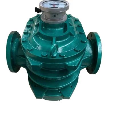 China Kaifeng Industrial Digital 1'' 4-20ma Heavy Oil Diesel Fuel Mechanical Oval Gear Flow Meter for sale