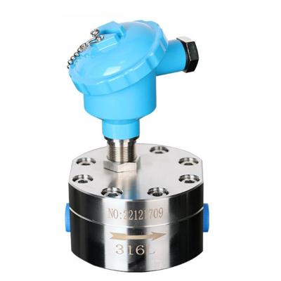 China Mini Positive Displacement Flowmeter 420ma Flow Sensor Micro Gear Flow Meter for sale