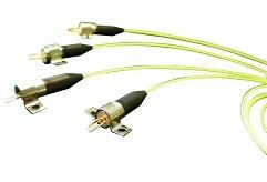 China 520nm 20mw~30mw SM fiber coupled diode laser module with coaxial package for sale