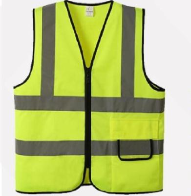 Chine Anti gilet statique réfléchissant de sécurité avec la couleur résistante de chaux de fermeture de tirette à vendre