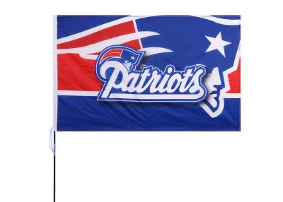 China Los New England Patriots avivan el logotipo grande del nacional 3D de la talla 100 x el 150CM de la bandera del logotipo en venta