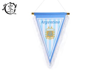 China Vlaggen van de de Wereldbeker de Nationale Wimpel van Argentinië, de Sublimatie Gedrukte Nationale Vlaggen van de het Teambanner van het Land Te koop