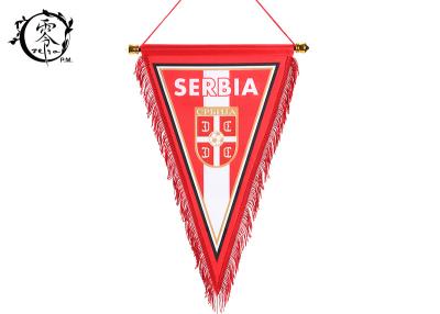 China Van het de Wereldbekerland van Servië van de de Vlagbanner Nationale Team van Servië het Sublimatie Gedrukte Te koop