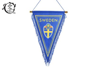 China Van de Wimpel Naar maat gemaakte Vlaggen van Zweden Digitale Gedrukte van het de Wereldbeker Nationale Land het Teambanner Te koop