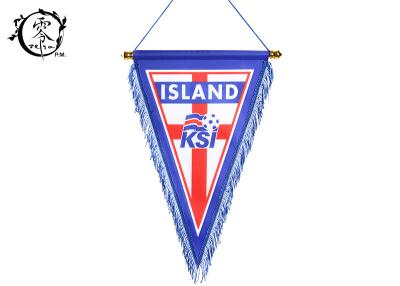 China Banners van de de Polyester de Multiculturele Vlag van wereldbekerijsland, de Sublimatie Gedrukte Vlag van de Team Nationale Wimpel Te koop