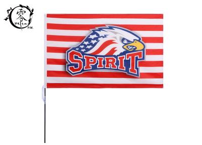 Cina Sublimazione materiale 3D del poliestere della bandiera 3 x 5-Foot di logo dei gommini di protezione di spirito del NFL Eagle in vendita
