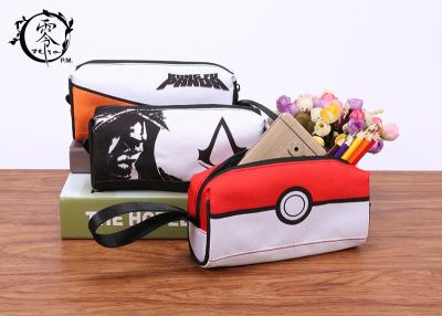 Cina Cassa impermeabile portatile dell'involucro della matita del sacchetto dell'astuccio per le matite della tela delle palle di Pokemon del fumetto in vendita