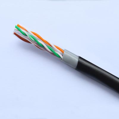 중국 뒤틀린 쌍 Cat6 랜 케이블 OD 6.00 밀리미터 UTP 야외 케이블 판매용