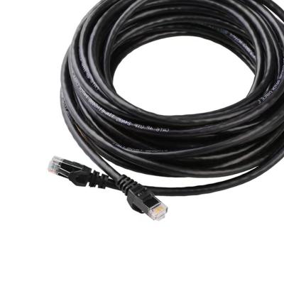 중국 23AWG 4P CCA Cat6 이더넷 LAN 케이블 3m 5m 10m 20m을 검게하세요 판매용