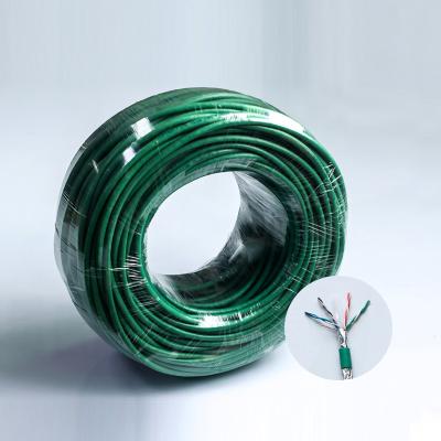 중국 SFTP Cat6 컴퓨터 네트워크 케이블 BC 0.58 밀리미터 23AWG 판매용