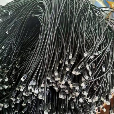 중국 23AWG 4P CCA Cat6 이더넷 LAN 케이블 3m 5m 10m 20m을 검게하세요 판매용