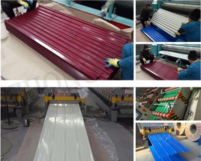 Κίνα Προσαρμοσμένα φύλλα οροφής RAL 9003 RAL 9002 Μεταλλικά φύλλα οροφής Ζυγισμένα φύλλα οροφής με επικάλυψη πρώτης βάσης 8-30/5-30um προς πώληση