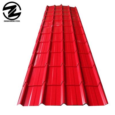 중국 SGCC 등급 20 피트 Z100 호러베이트 스틸 지붕 잎 녹색 평면 잎과 15um 두께 판매용