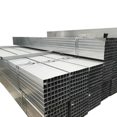 Κίνα 2x60x80x5850mm GI τετραγωνικός σωλήνας γαλβανισμένος τετραγωνικός και ορθογώνιος σωλήνας χάλυβα για τιμολόγηση με θεωρητικό βάρος προς πώληση