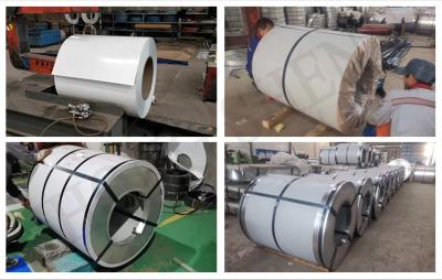 중국 15/7 um 모든 RAL 컬러로 코팅된 PPGI 전차화 된 강철 코일 두께 600-1250mm 너비 판매용