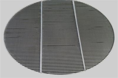 Κίνα Διάμετρος 1250mm αυλάκωση 0.5mm Χ κοινά πλέγματα υποστήριξης καλωδίων σφηνών τύπων για τους ιονικούς ανταλλάκτες προς πώληση