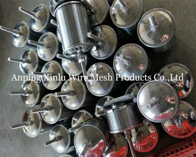 Κίνα Double Flow Johnson Wedge Wire Hastelloy C Filter Nozzle 300PSI  With Screw M10 προς πώληση