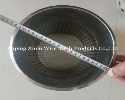 Κίνα 8-5/8 No Magnetic SS205 Johnson Wedge Wire Screen Pipe 20ft long Pickling for Water Treatment and Oil & Gas Industry προς πώληση