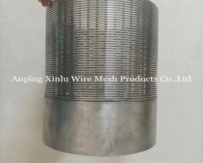 Κίνα 8-5/8 No Magnetic SS205 Johnson Wedge Wire Screen Pipe 20ft long Pickling for Water Treatment and Oil & Gas Industry προς πώληση