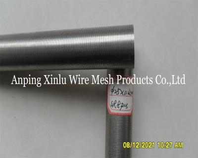 중국 Stainless Steel304 Johnson Vee Wire Screen Pipe 1-20 Inch Wedge-Shape for Petroleum Industry 판매용
