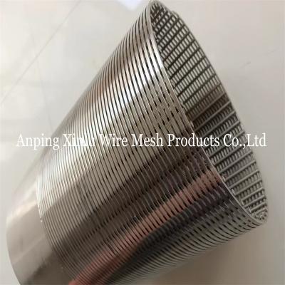 Chine FOTI V-Wire enveloppé Johnson type écouteur de puits d'eau avec 0,03 mm-10 mm taille de fente à vendre