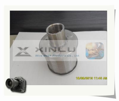 Chine La femelle du bec 148mm SS316L BSPT de filtre de traitement de l'eau d'écran de fil de cale a fileté à vendre