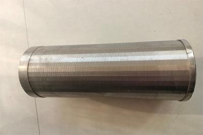 Chine Tube d'écran de fil de cale de corrosion de tamis filtrant d'acier inoxydable de sable anti à vendre