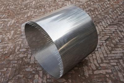 China Ss304 vee Shaped Wedge Wire Screen Pipe Slot 40mm for sale