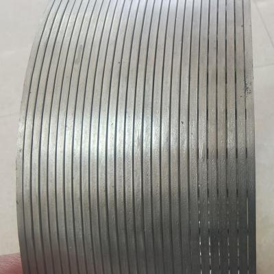 중국 심정 시추를 위한 3.2x6mm V자형 연속적인 슬롯 래핑 스크린 와이어 파이프 판매용