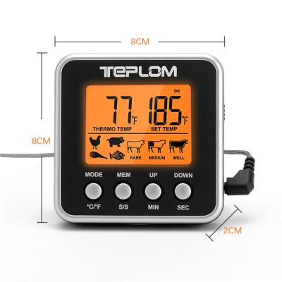 China El instante de la cocina leyó modos del termómetro de Digitaces 7 con extiende la punta de prueba en venta