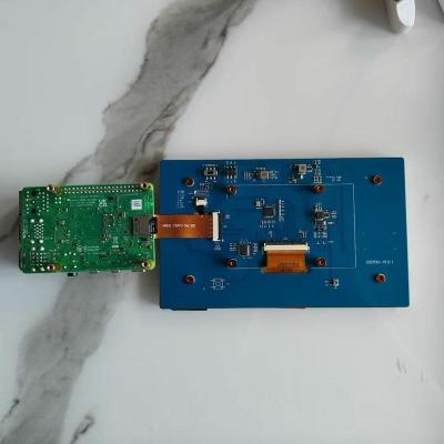 China Pantalla LCD IPS MIPI-DSI de 7 pulgadas con pantalla táctil capacitiva para Raspberry Pi 5 4 3 en venta