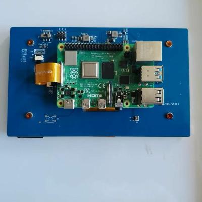 China Pantalla LCD IPS MIPI-DSI de 7 pulgadas con pantalla táctil capacitiva para Raspberry Pi 5 4 3 en venta