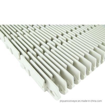 Cina Cintura modulare di plastica con costole sollevate 4809 Cintura trasportatrice a corsa retta in vendita