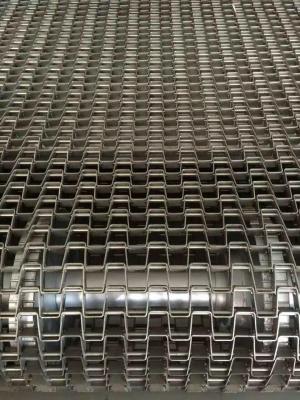Cina 304 316 Maglia in acciaio inossidabile cintura di convogliatore metallo cintura di convogliatore per forno in vendita