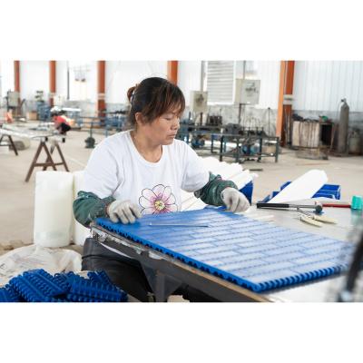 Cina Cintura trasportatrice a griglia di scarico Cintura di plastica modulare dal produttore in vendita