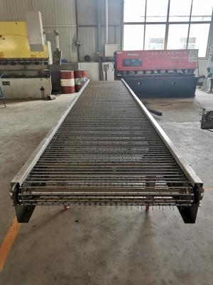 Cina Convogliatore a catena di pallet a cartone ad alta trasmissione per macchine di avvolgimento / tavolo convogliatore a rotolo per trasferimento di pallet in vendita