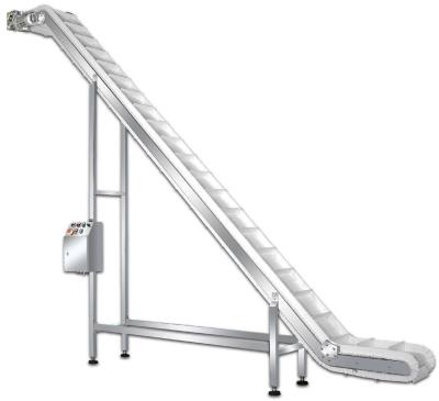 China SUS304 Aço inoxidável Flat Top Chain Conveyor alta temperatura à venda