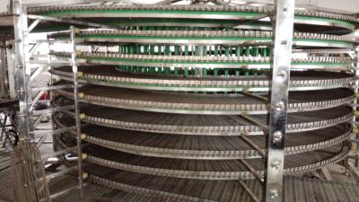 Cina ODM Industrial Automatic Baking Bread Production Spirale Cooling Tower Machine (Motore a torre di raffreddamento a spirale) in vendita