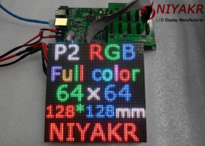 Cina Alto colore pieno dell'interno 1400 Cd/sqm del modulo dell'esposizione di LED di definizione P2 in vendita