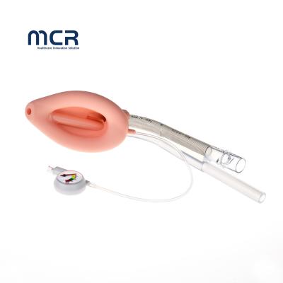 Double Lumen Laryngeal Mask Airway Reinforced LMA Silicome Curved