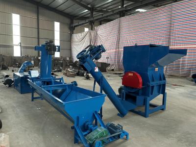 Chine 100% de recyclage de plastique pour le concassage de la machine à laver à vendre