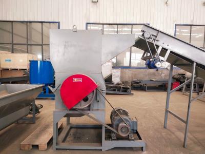 중국 폐기물 PE/PP/HDPE 플라스틱 필름 재활용 세척 라인 6000kg 분쇄 용량 판매용