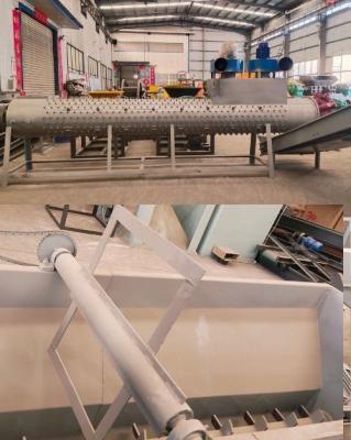 중국 강력한 애완용 플라스틱 병 분쇄 세탁 건조 재활용 라인 160Kw 전력 판매용