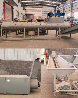 중국 강력한 애완용 플라스틱 병 분쇄 세탁 건조 재활용 라인 160Kw 전력 판매용