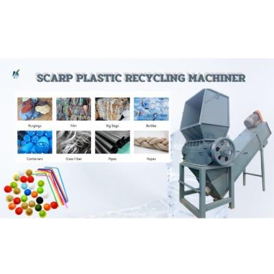 Chine Machine de concassage en plastique de film LDPE pour tuyaux en PVC à vendre
