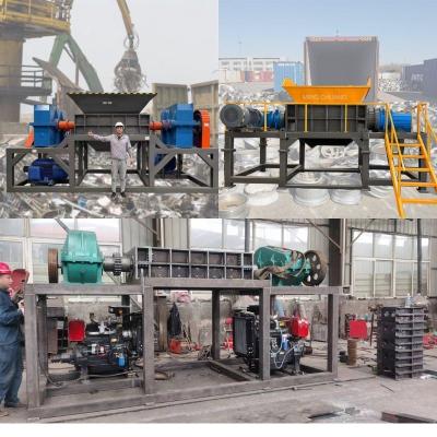 Chine Machine de recyclage des déchets de fer et de métaux à double service Machine de déchiquetage avec paiement initial à vendre