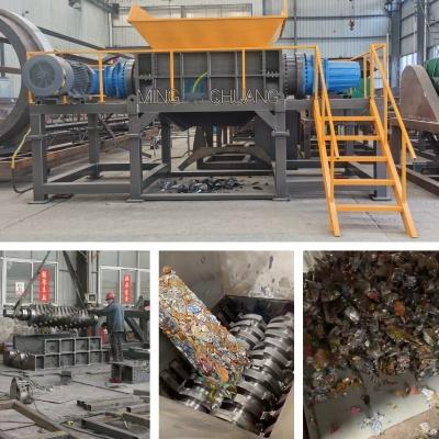 Κίνα Ανακύκλωση μετάλλων με MCS-1000 Metal Shredder και Planetary Reducer Magnetic Separator προς πώληση