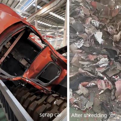 Chine Option de personnalisation Machine de déchiquetage pour les déchets métalliques Camions de voiture Roue en alliage d'aluminium à vendre