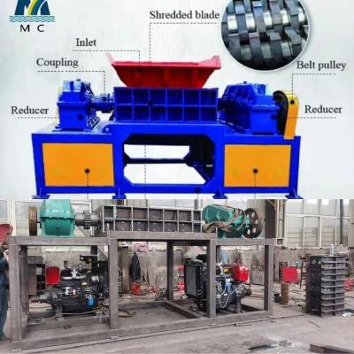 Chine Machine de recyclage de métaux à base de fil de cuivre Déchiqueteur de déchets métalliques industriels avec performance à vendre